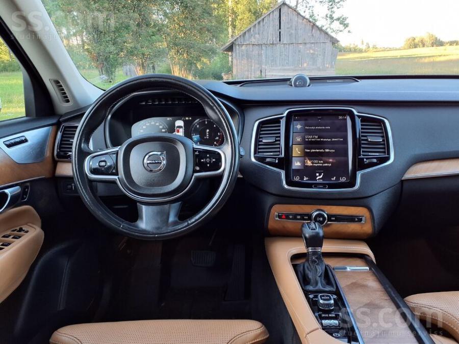 Balts Volvo XC90 2016 Rīga, ar dzinēja tilpumu 2.00 L un nobraukumu 363 tūkst. km par 14400 €, foto 8 vietnē AUTOMOTO.COM.LV