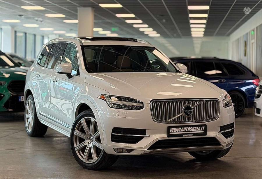 White Volvo XC90 2016 in Klaipeda, with an engine capacity of 1.97 L and mileage of 190 thousand km for 23950 €, photo 1 on AUTOMOTO.COM.LV