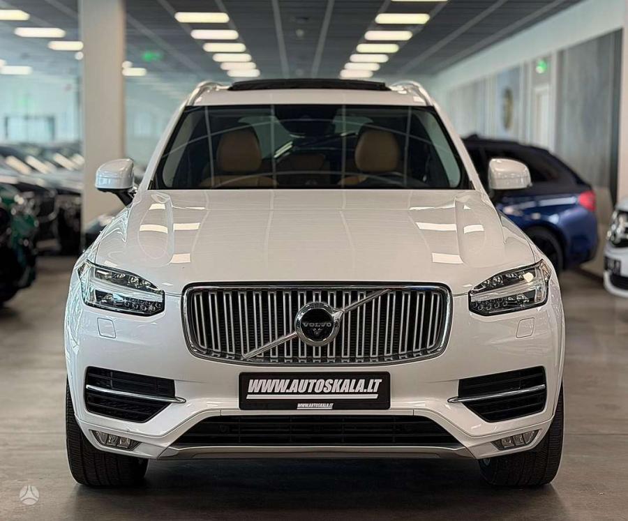 White Volvo XC90 2016 in Klaipeda, with an engine capacity of 1.97 L and mileage of 190 thousand km for 23950 €, photo 3 on AUTOMOTO.COM.LV