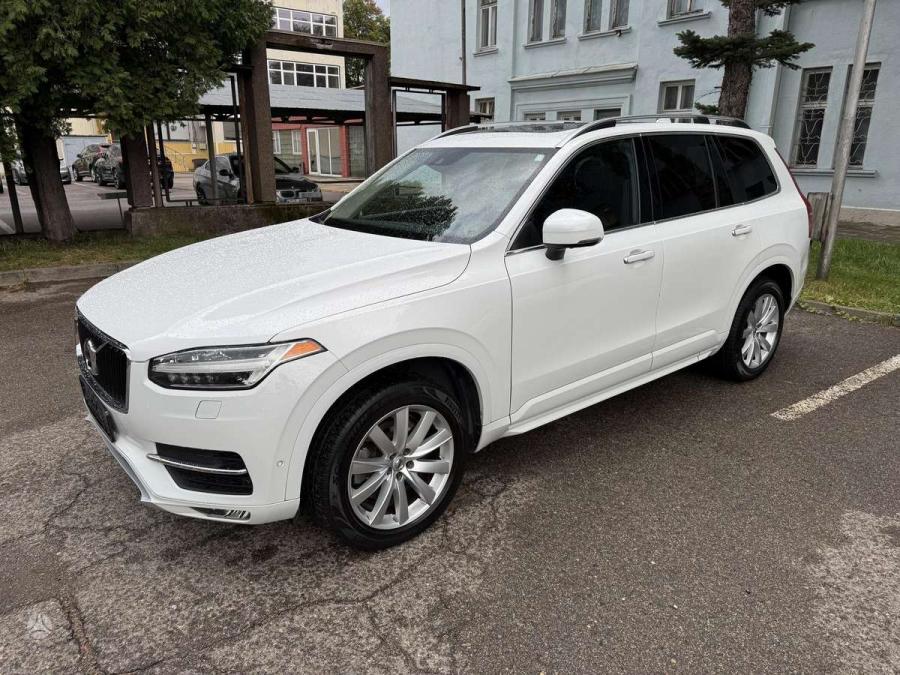 White Volvo XC90 2016 in Kaunas, with an engine capacity of 1.97 L and mileage of 150 thousand km for 18500 €, photo 3 on AUTOMOTO.COM.LV