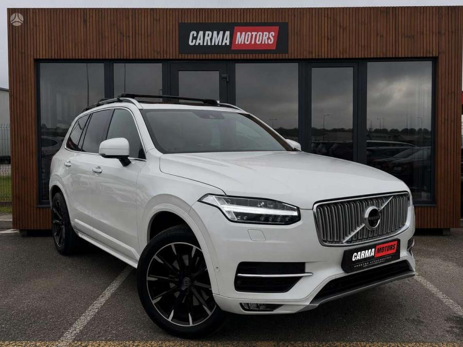 Balts Volvo XC90 2016 Viļņa, ar dzinēja tilpumu 1.97 L un nobraukumu 167 tūkst. km par 17890 €, foto 1 vietnē AUTOMOTO.COM.LV