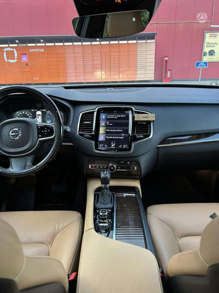Balts Volvo XC90 2016 Kauņa, ar dzinēja tilpumu 1.97 L un nobraukumu 200 tūkst. km par 19600 €, foto 11 vietnē AUTOMOTO.COM.LV