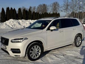 White Volvo XC90 2017 in Vilnius, with an engine capacity of 1.97 L and mileage of 215 thousand km for 19500 €, photo  on AUTOMOTO.COM.LV