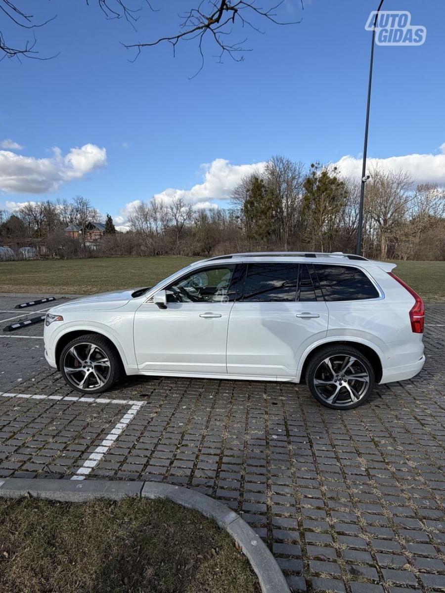 White Volvo XC90 2017 in Kaunas, with an engine capacity of 2.00 L and mileage of 145 thousand km for 22500 €, photo 3 on AUTOMOTO.COM.LV