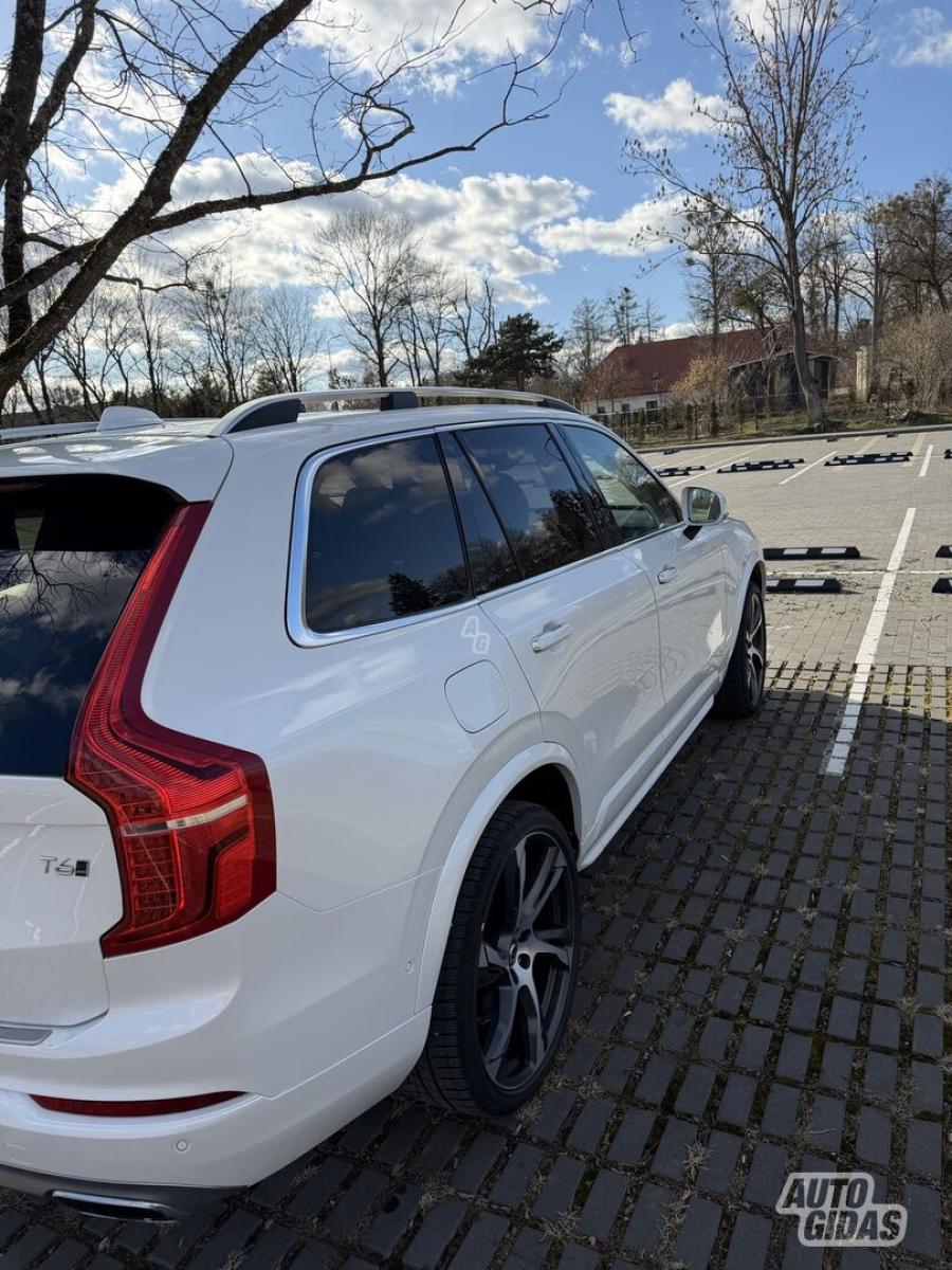 White Volvo XC90 2017 in Kaunas, with an engine capacity of 2.00 L and mileage of 145 thousand km for 22500 €, photo 20 on AUTOMOTO.COM.LV