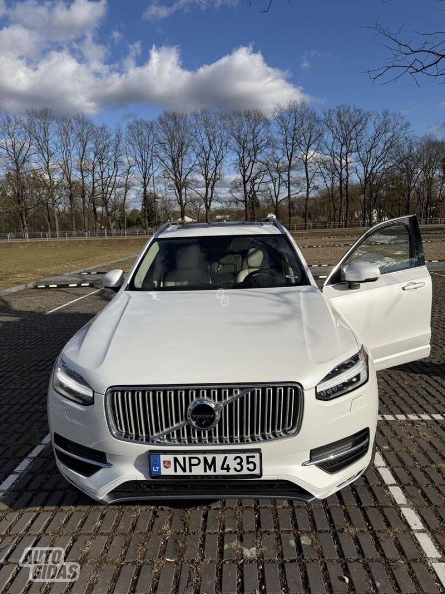 White Volvo XC90 2017 in Kaunas, with an engine capacity of 2.00 L and mileage of 145 thousand km for 22500 €, photo 23 on AUTOMOTO.COM.LV