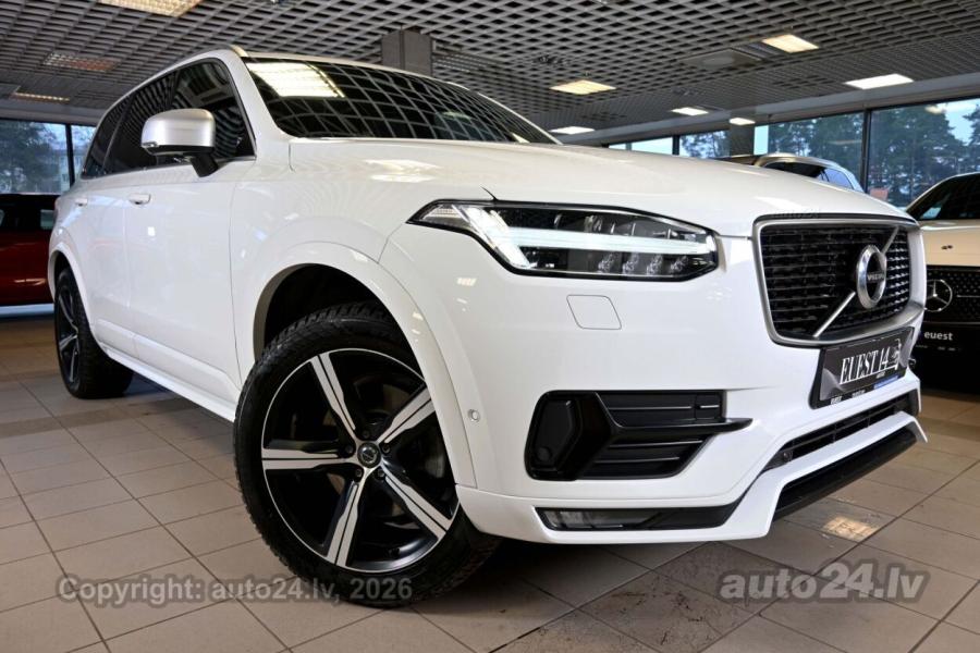 White Volvo XC90 2017 in Tallinn, with an engine capacity of 1.97 L and mileage of 144 thousand km for 28880 €, photo 3 on AUTOMOTO.COM.LV
