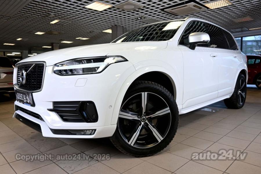 White Volvo XC90 2017 in Tallinn, with an engine capacity of 1.97 L and mileage of 144 thousand km for 28880 €, photo 5 on AUTOMOTO.COM.LV