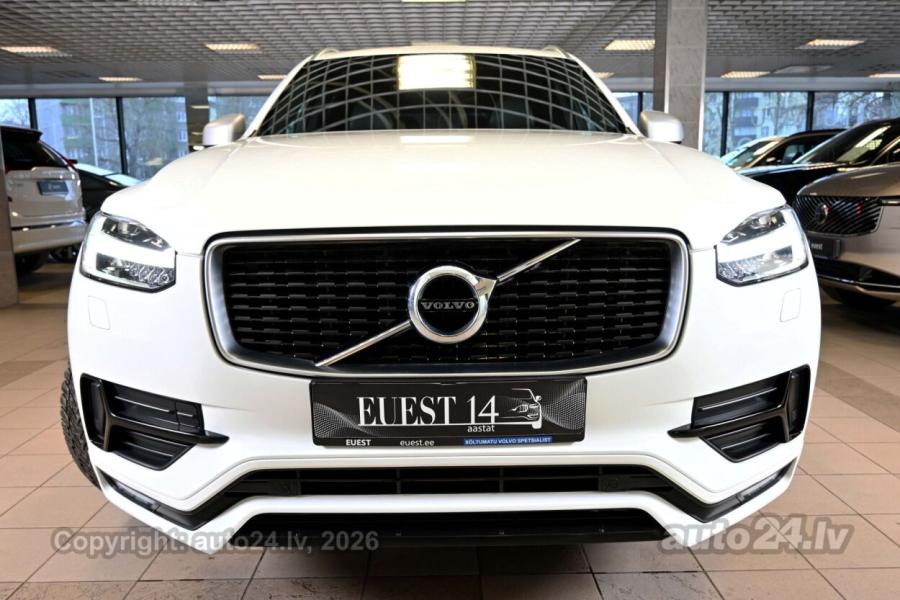 White Volvo XC90 2017 in Tallinn, with an engine capacity of 1.97 L and mileage of 144 thousand km for 28880 €, photo 6 on AUTOMOTO.COM.LV