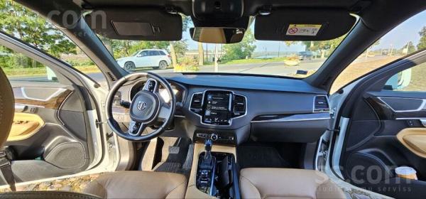 White Volvo XC90 2017 in Daugavpils, with an engine capacity of 2.00 L and mileage of 222 thousand km for 27000 €, photo 6 on AUTOMOTO.COM.LV