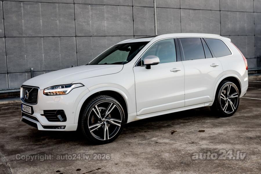 White Volvo XC90 2017 in Parnu, with an engine capacity of 2.00 L and mileage of 215 thousand km for 25900 €, photo 6 on AUTOMOTO.COM.LV