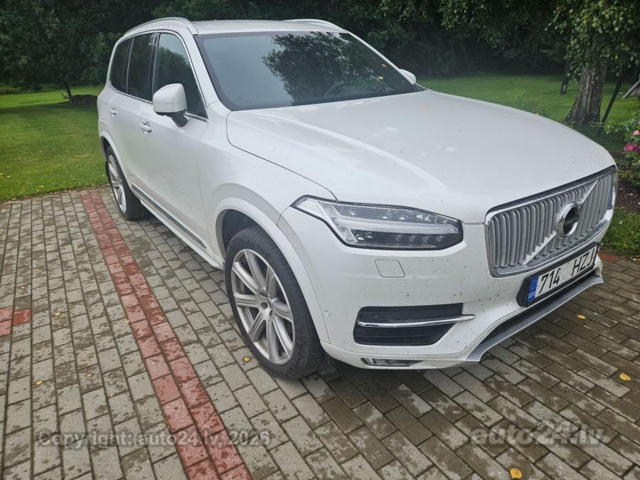 White Volvo XC90 2017 in Tallinn, with an engine capacity of 2.00 L and mileage of 241 thousand km for 24800 €, photo 1 on AUTOMOTO.COM.LV