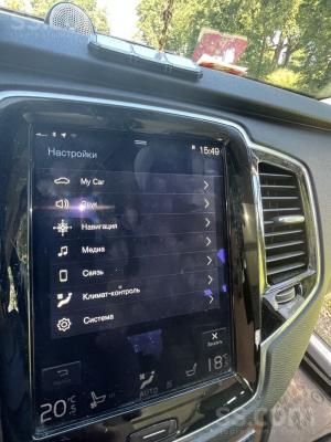 Balts Volvo XC90 2017 Daugavpils, ar dzinēja tilpumu 2.00 L un nobraukumu 187 tūkst. km par 23500 €, foto 8 vietnē AUTOMOTO.COM.LV