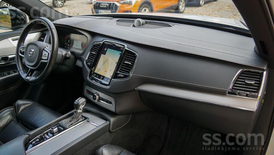 Balts Volvo XC90 2017 Rīga, ar dzinēja tilpumu 2.00 L un nobraukumu 238 tūkst. km par 23450 €, foto 17 vietnē AUTOMOTO.COM.LV