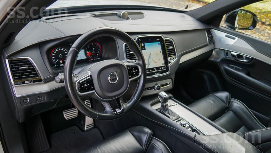 Balts Volvo XC90 2017 Rīga, ar dzinēja tilpumu 2.00 L un nobraukumu 238 tūkst. km par 23450 €, foto 23 vietnē AUTOMOTO.COM.LV