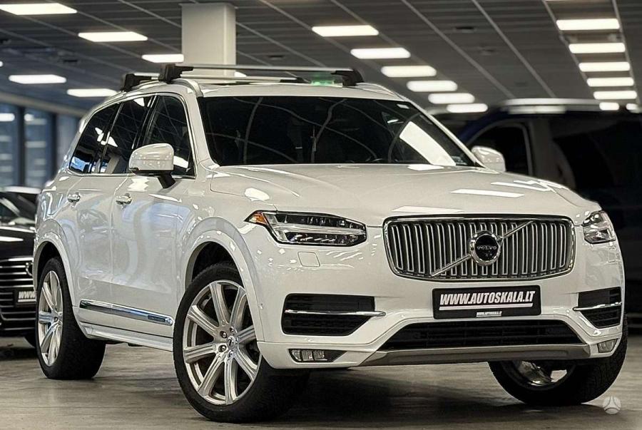 White Volvo XC90 2018 in Klaipeda, with an engine capacity of 2.00 L and mileage of 190 thousand km for 25800 €, photo 1 on AUTOMOTO.COM.LV