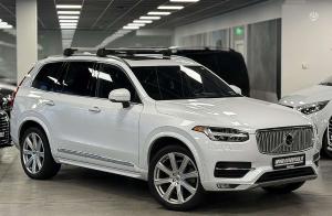 White Volvo XC90 2018 in Klaipeda, with an engine capacity of 2.00 L and mileage of 190 thousand km for 25800 €, photo 14 on AUTOMOTO.COM.LV