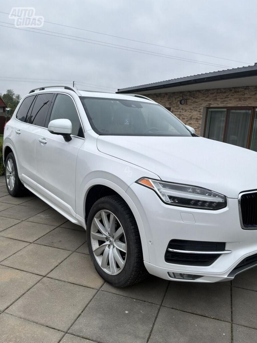 White Volvo XC90 2018 in Alytus, with an engine capacity of 2.00 L and mileage of 244 thousand km for 21200 €, photo 6 on AUTOMOTO.COM.LV