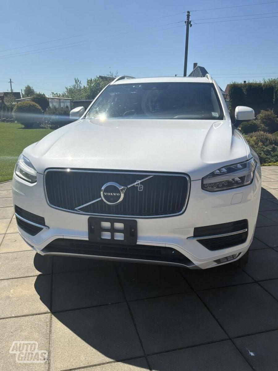 White Volvo XC90 2018 in Alytus, with an engine capacity of 2.00 L and mileage of 244 thousand km for 21200 €, photo 7 on AUTOMOTO.COM.LV