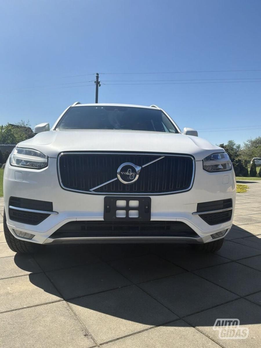 White Volvo XC90 2018 in Alytus, with an engine capacity of 2.00 L and mileage of 244 thousand km for 21200 €, photo 8 on AUTOMOTO.COM.LV