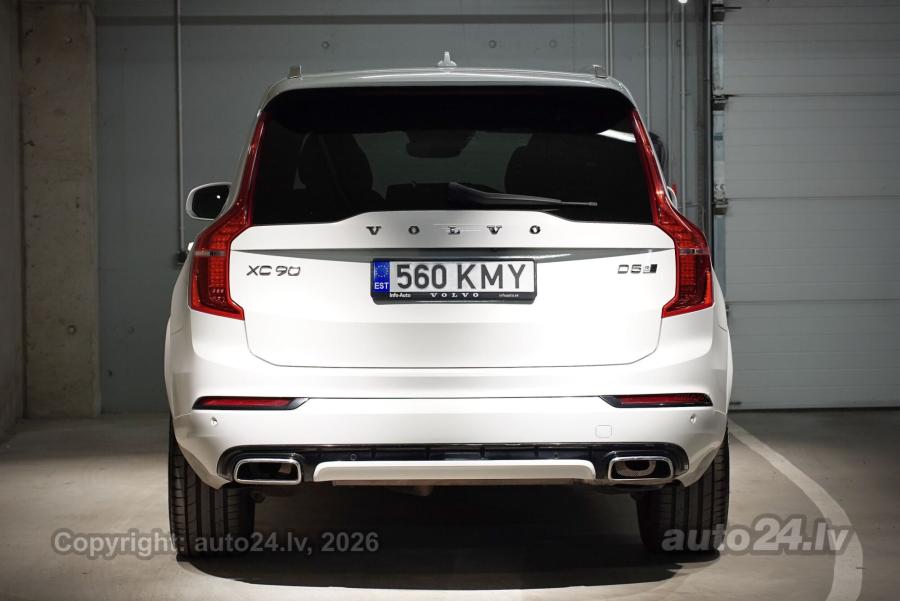 White Volvo XC90 2018 in Tallinn, with an engine capacity of 2.00 L and mileage of 160 thousand km for 27990 €, photo 7 on AUTOMOTO.COM.LV