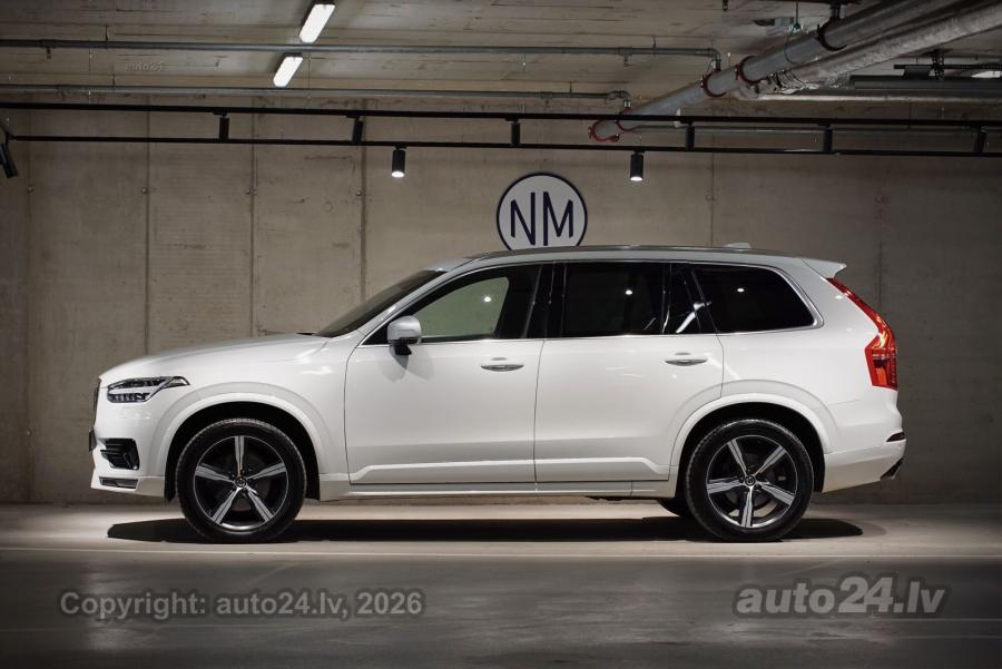 White Volvo XC90 2018 in Tallinn, with an engine capacity of 2.00 L and mileage of 160 thousand km for 27990 €, photo 8 on AUTOMOTO.COM.LV