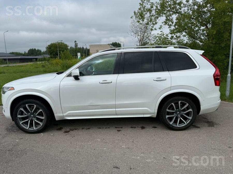 White Volvo XC90 2018 in Daugavpils, with an engine capacity of 2.00 L and mileage of 200 thousand km for 21900 €, photo 7 on AUTOMOTO.COM.LV