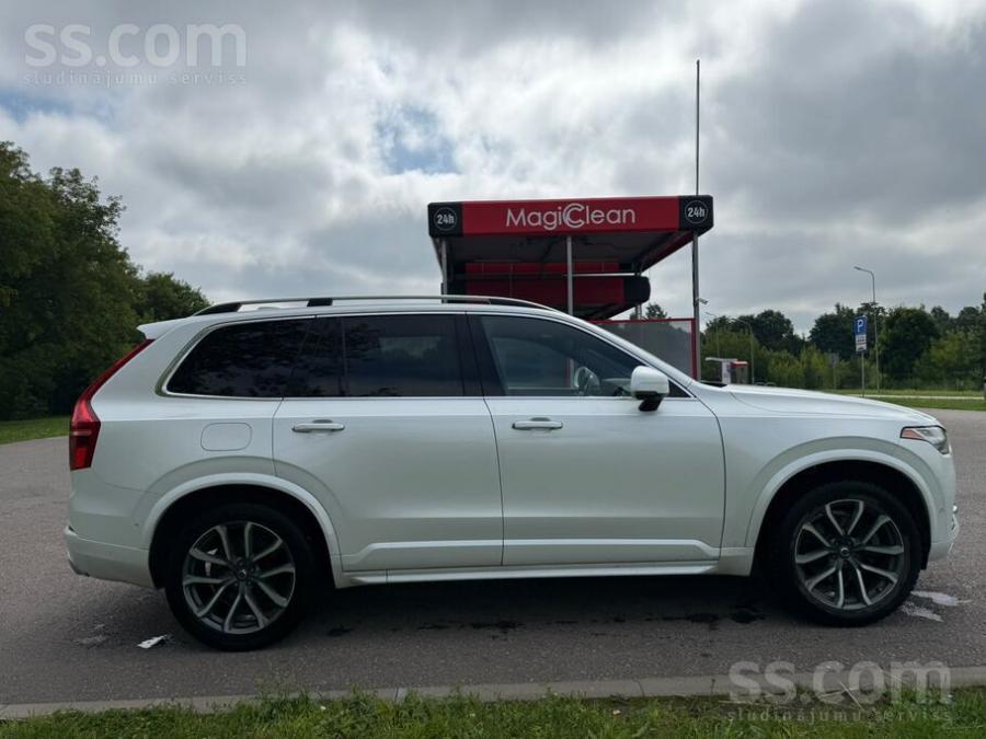 White Volvo XC90 2018 in Daugavpils, with an engine capacity of 2.00 L and mileage of 200 thousand km for 21900 €, photo 11 on AUTOMOTO.COM.LV