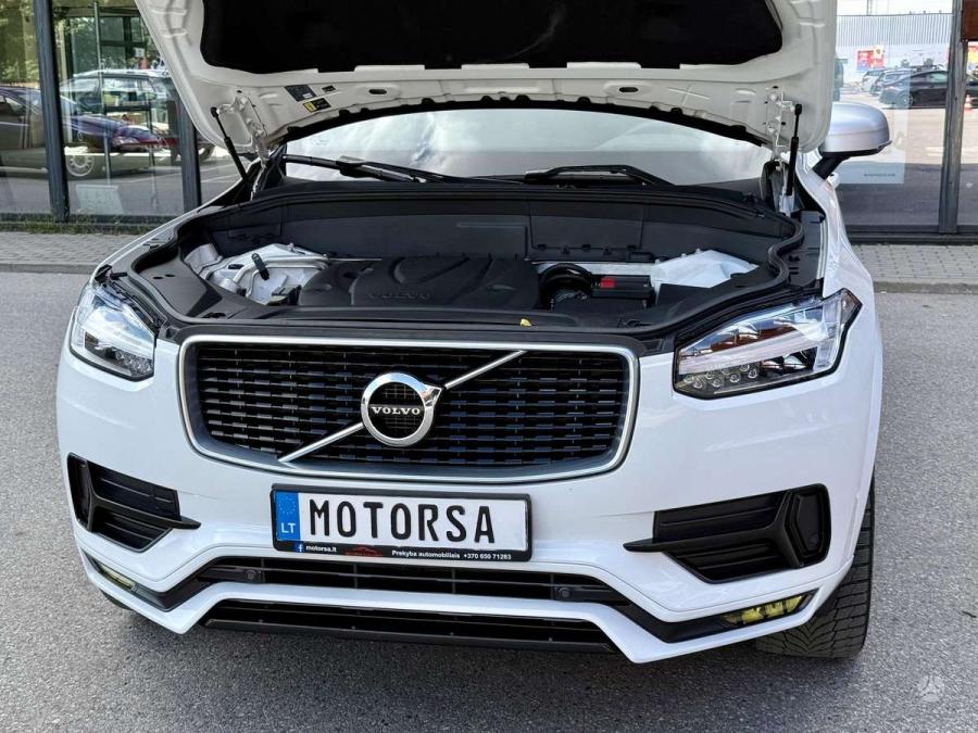 White Volvo XC90 2018 in Kaunas, with an engine capacity of 1.97 L and mileage of 207 thousand km for 22490 €, photo 36 on AUTOMOTO.COM.LV