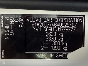 White Volvo XC90 2018 in Kaunas, with an engine capacity of 1.97 L and mileage of 207 thousand km for 22490 €, photo 44 on AUTOMOTO.COM.LV