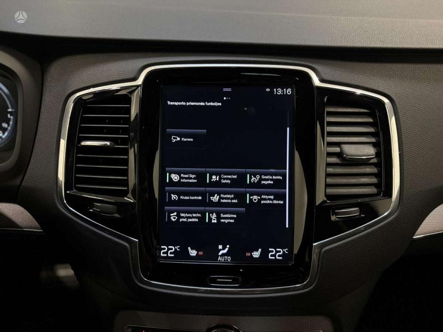 White Volvo XC90 2018 in Vilnius, with an engine capacity of 1.97 L and mileage of 289 thousand km for 22990 €, photo 26 on AUTOMOTO.COM.LV