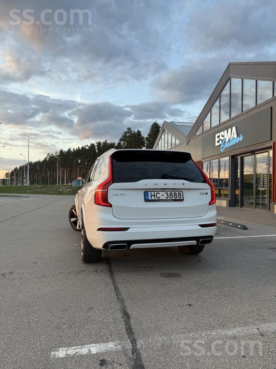 Balts Volvo XC90 2018 Rīga, ar dzinēja tilpumu 2.00 L un nobraukumu 196 tūkst. km par 23800 €, foto 5 vietnē AUTOMOTO.COM.LV