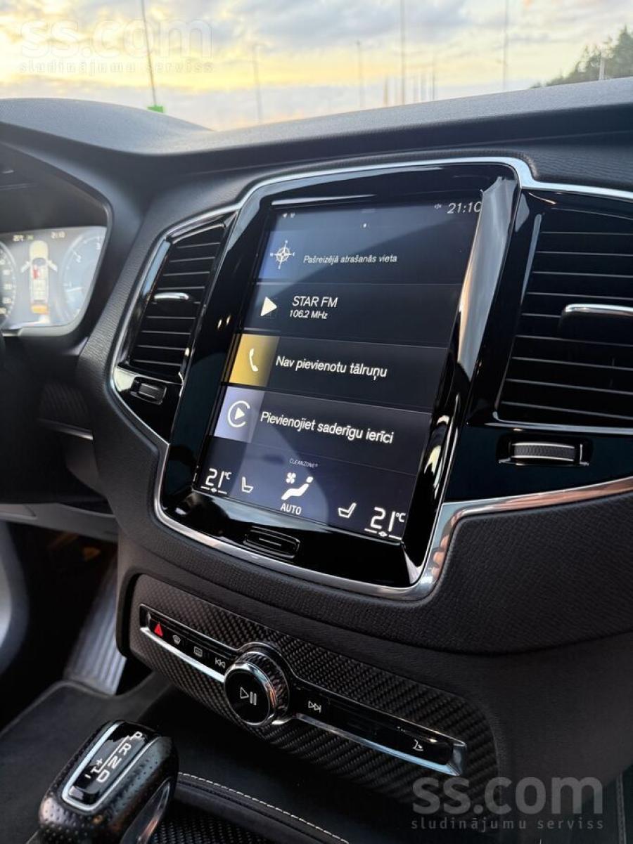 Balts Volvo XC90 2018 Rīga, ar dzinēja tilpumu 2.00 L un nobraukumu 196 tūkst. km par 23800 €, foto 9 vietnē AUTOMOTO.COM.LV