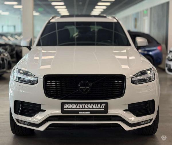 White Volvo XC90 2018 in Klaipeda, with an engine capacity of 1.97 L and mileage of 171 thousand km for 23950 €, photo 3 on AUTOMOTO.COM.LV
