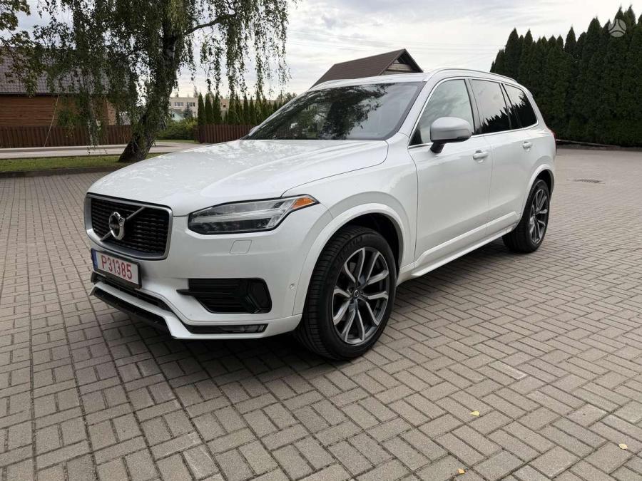 White Volvo XC90 2018 in Sakiai, with an engine capacity of 1.97 L and mileage of 240 thousand km for 18500 €, photo 16 on AUTOMOTO.COM.LV