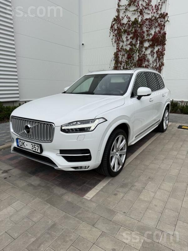Volvo XC90 2018 Rīga vietnē Balts Volvo XC90 2018 Rīga, ar dzinēja tilpumu 2.00 L un nobraukumu 332 tūkst. km par 19900 €, foto 1 vietnē AUTOMOTO.COM.LV