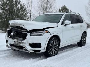 White Volvo XC90 2019 in Ukmerge, with an engine capacity of 1.97 L and mileage of 124 thousand km for 9300 €, photo  on AUTOMOTO.COM.LV
