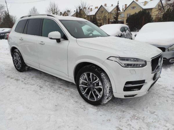 White Volvo XC90 2019 in Panevezys, with an engine capacity of 1.97 L and mileage of 329 thousand km for 17500 €, photo 1 on AUTOMOTO.COM.LV