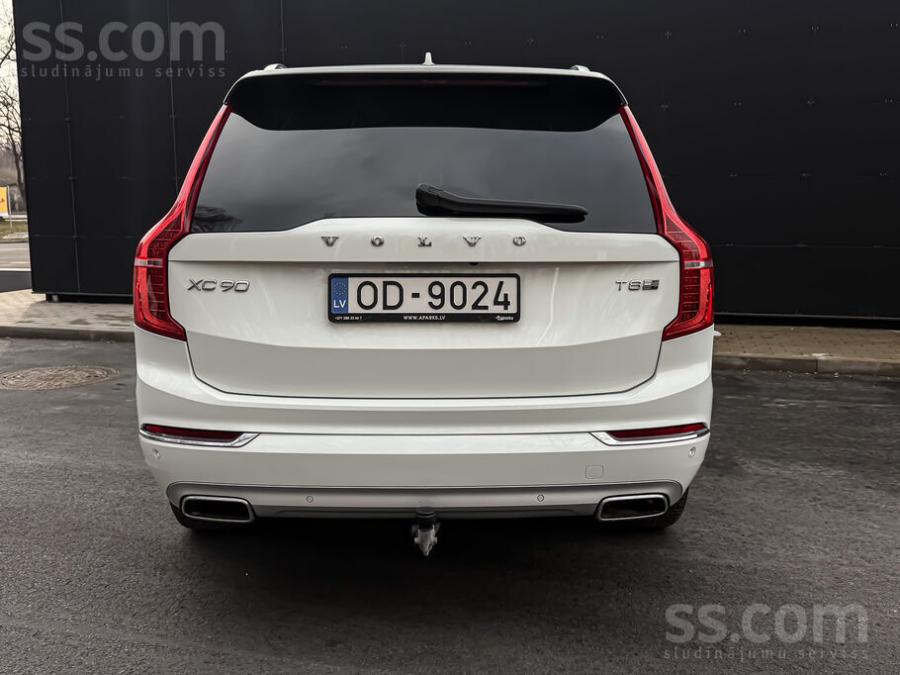 Balts Volvo XC90 2019 Jelgava, ar dzinēja tilpumu 2.00 L un nobraukumu 127 tūkst. km par 36995 €, foto 6 vietnē AUTOMOTO.COM.LV