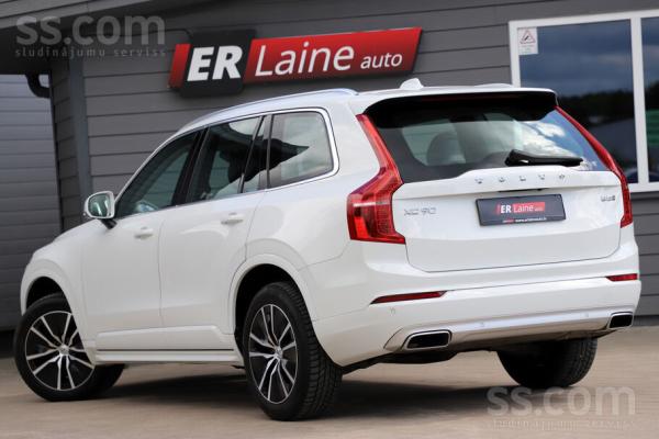 White Volvo XC90 2019 in Tukums, with an engine capacity of 2.00 L and mileage of 198 thousand km for 23000 €, photo 4 on AUTOMOTO.COM.LV
