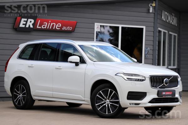 White Volvo XC90 2019 in Tukums, with an engine capacity of 2.00 L and mileage of 198 thousand km for 23000 €, photo 5 on AUTOMOTO.COM.LV