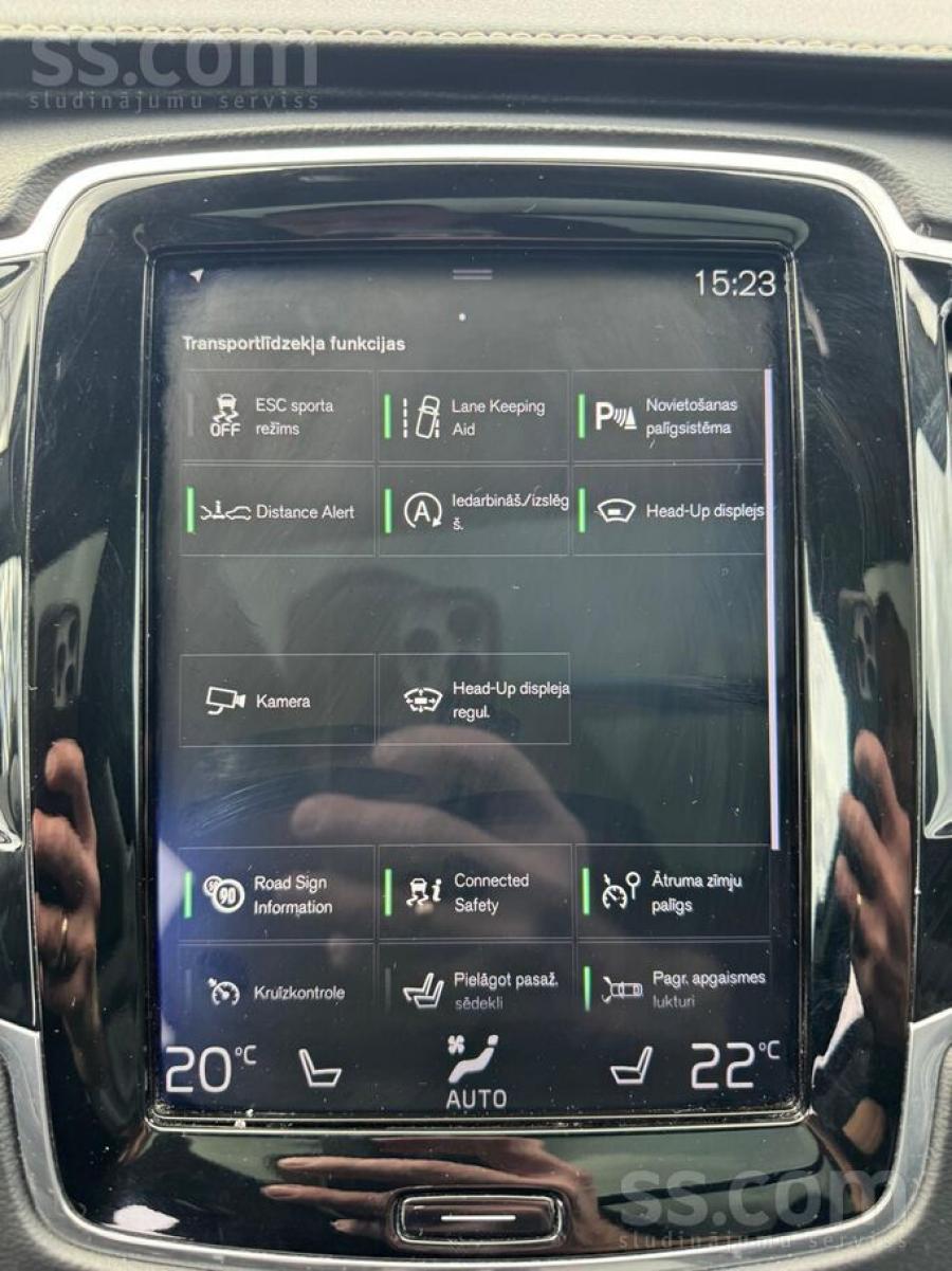 Balts Volvo XC90 2019 Madona, ar dzinēja tilpumu 2.00 L un nobraukumu 159 tūkst. km par 28580 €, foto 16 vietnē AUTOMOTO.COM.LV