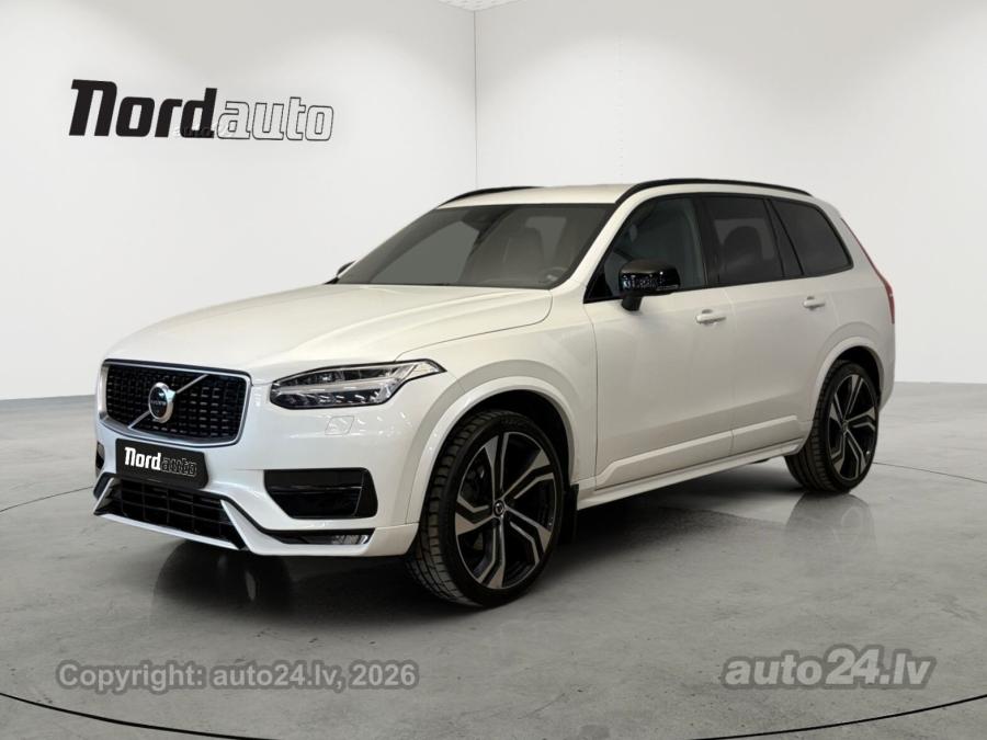 White Volvo XC90 2019 in Tallinn, with an engine capacity of 2.00 L and mileage of 223 thousand km for 29900 €, photo 1 on AUTOMOTO.COM.LV
