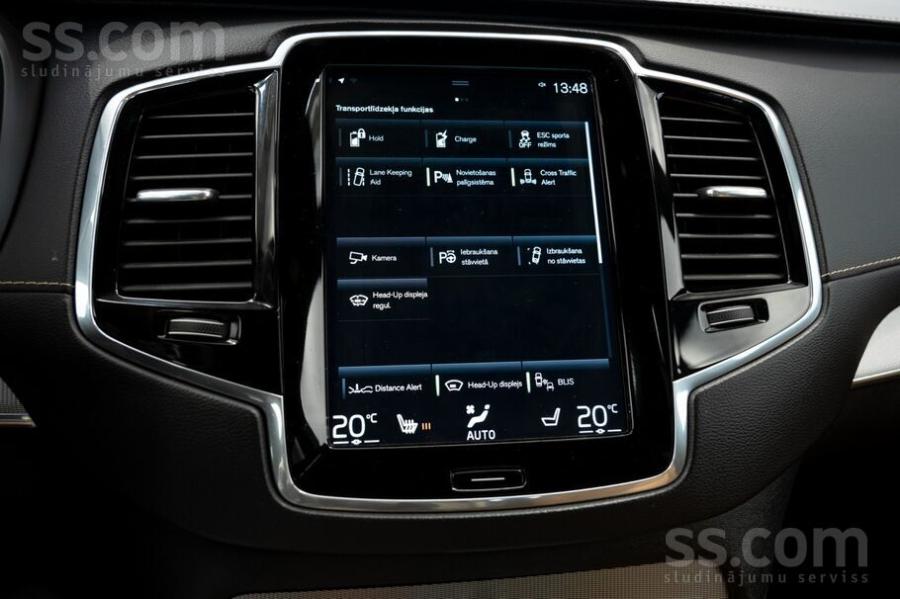 Balts Volvo XC90 2019 Rīga, ar dzinēja tilpumu 2.00 L un nobraukumu 170 tūkst. km par 32900 €, foto 23 vietnē AUTOMOTO.COM.LV