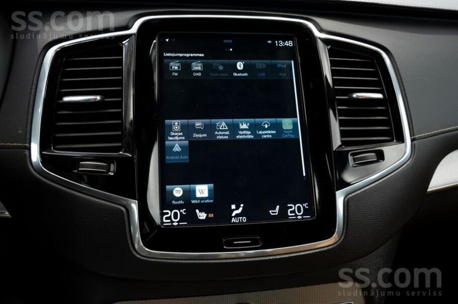 Balts Volvo XC90 2019 Rīga, ar dzinēja tilpumu 2.00 L un nobraukumu 170 tūkst. km par 32900 €, foto 27 vietnē AUTOMOTO.COM.LV
