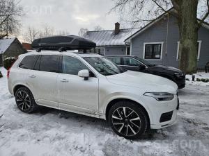 White Volvo XC90 2020 in Jurmala, with an engine capacity of 2.00 L and mileage of 185 thousand km for 30999 €, photo 2 on AUTOMOTO.COM.LV