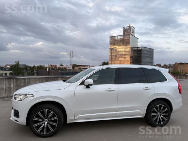 White Volvo XC90 2020 in Riga, with an engine capacity of 2.00 L and mileage of 165 thousand km for 26450 €, photo 6 on AUTOMOTO.COM.LV