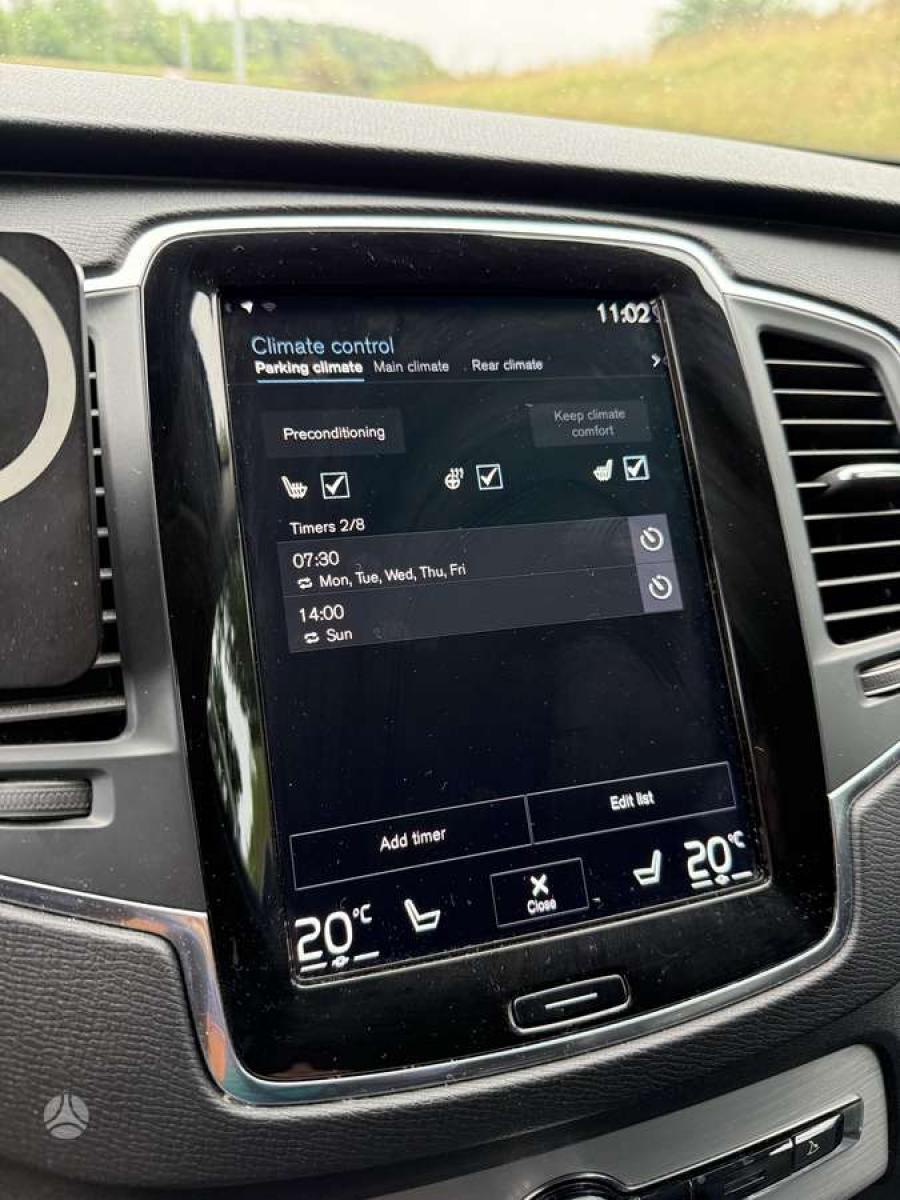 Balts Volvo XC90 2020 Viļņa, ar dzinēja tilpumu 1.97 L un nobraukumu 147 tūkst. km par 32500 €, foto 12 vietnē AUTOMOTO.COM.LV