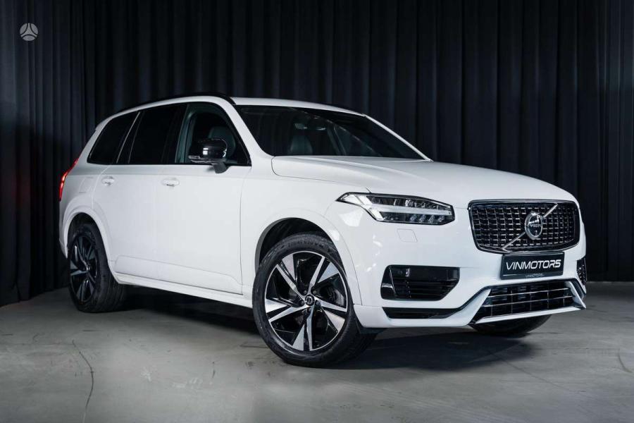 White Volvo XC90 2020 in Vilnius, with an engine capacity of 1.97 L and mileage of 63 thousand km for 36500 €, photo 4 on AUTOMOTO.COM.LV