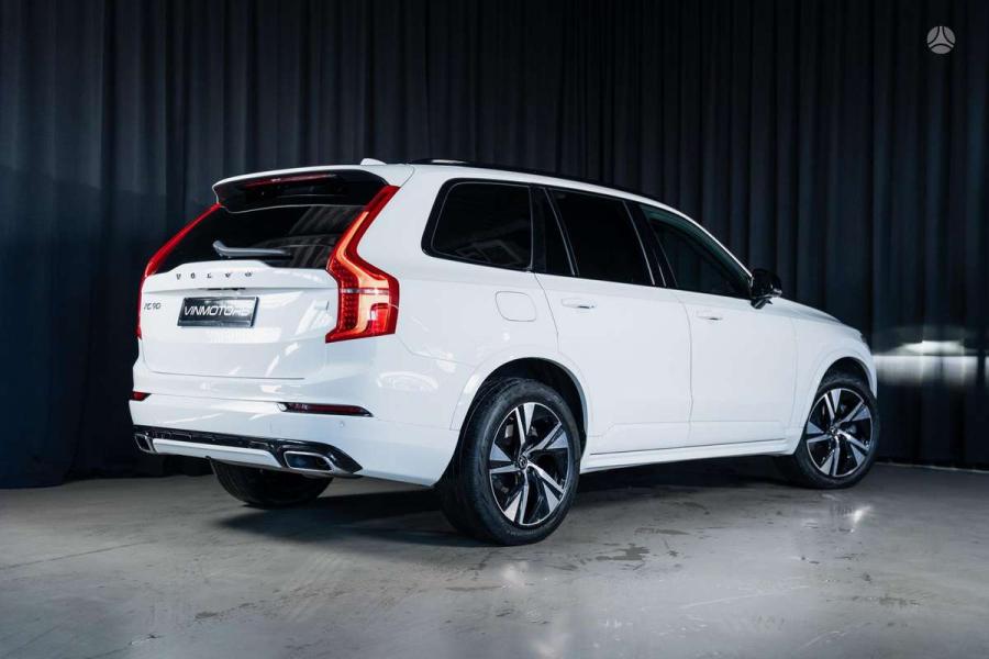 White Volvo XC90 2020 in Vilnius, with an engine capacity of 1.97 L and mileage of 63 thousand km for 36500 €, photo 5 on AUTOMOTO.COM.LV